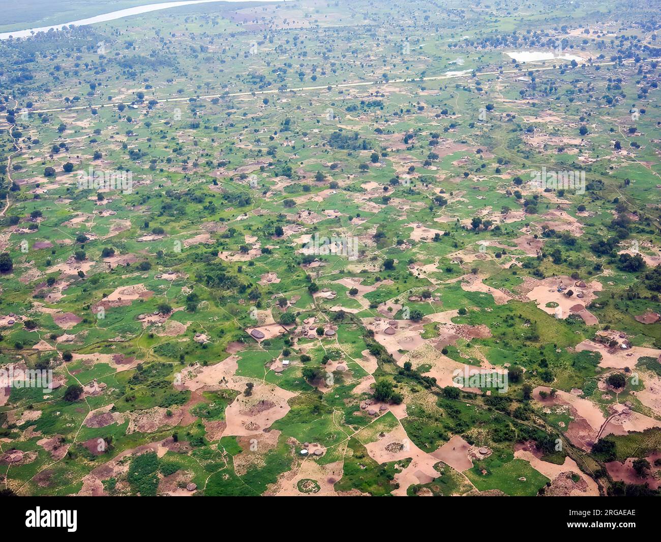 South Sudan bush Stock Photo - Alamy