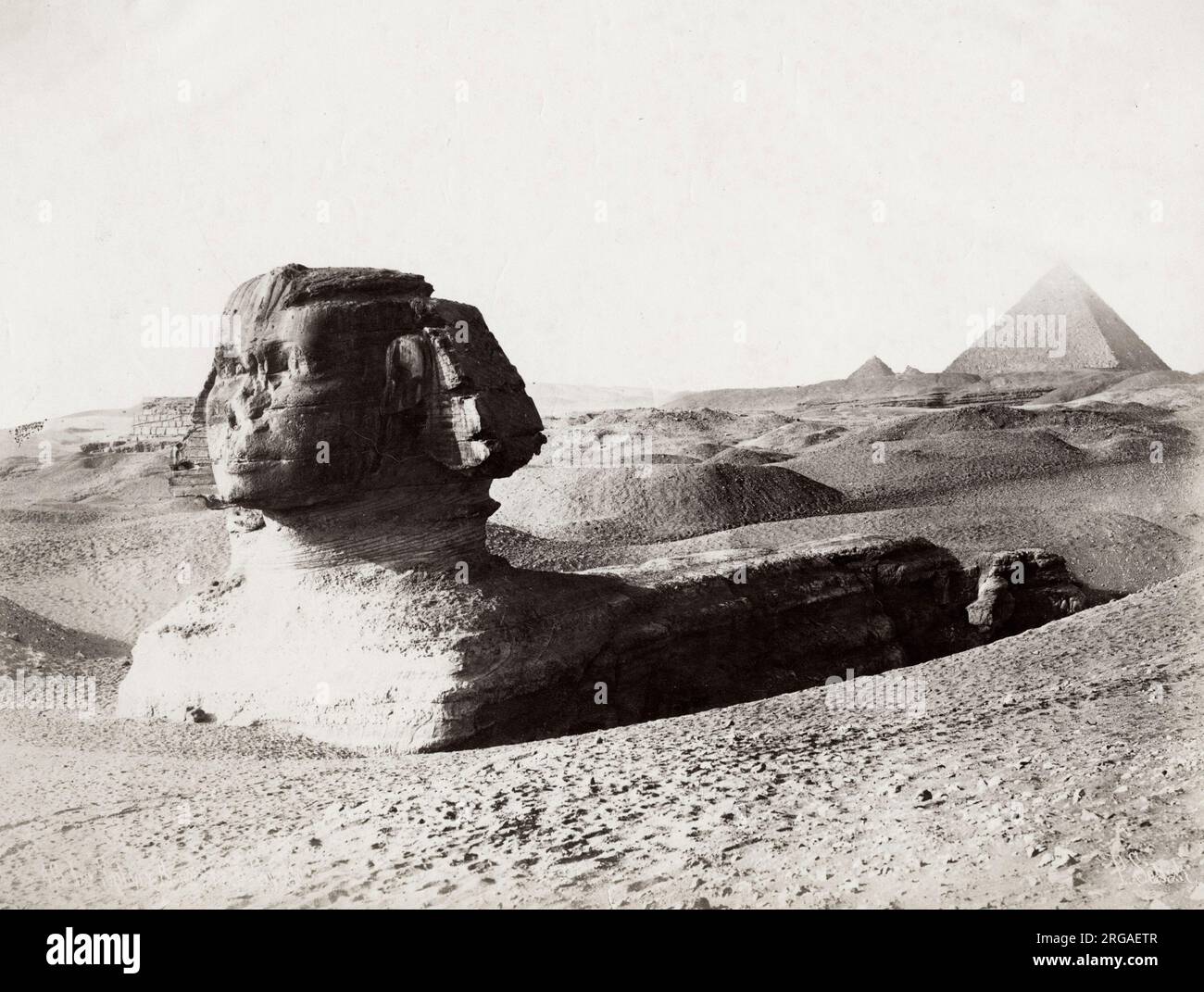 The sphinx giza old photo hi-res stock photography and images - Alamy