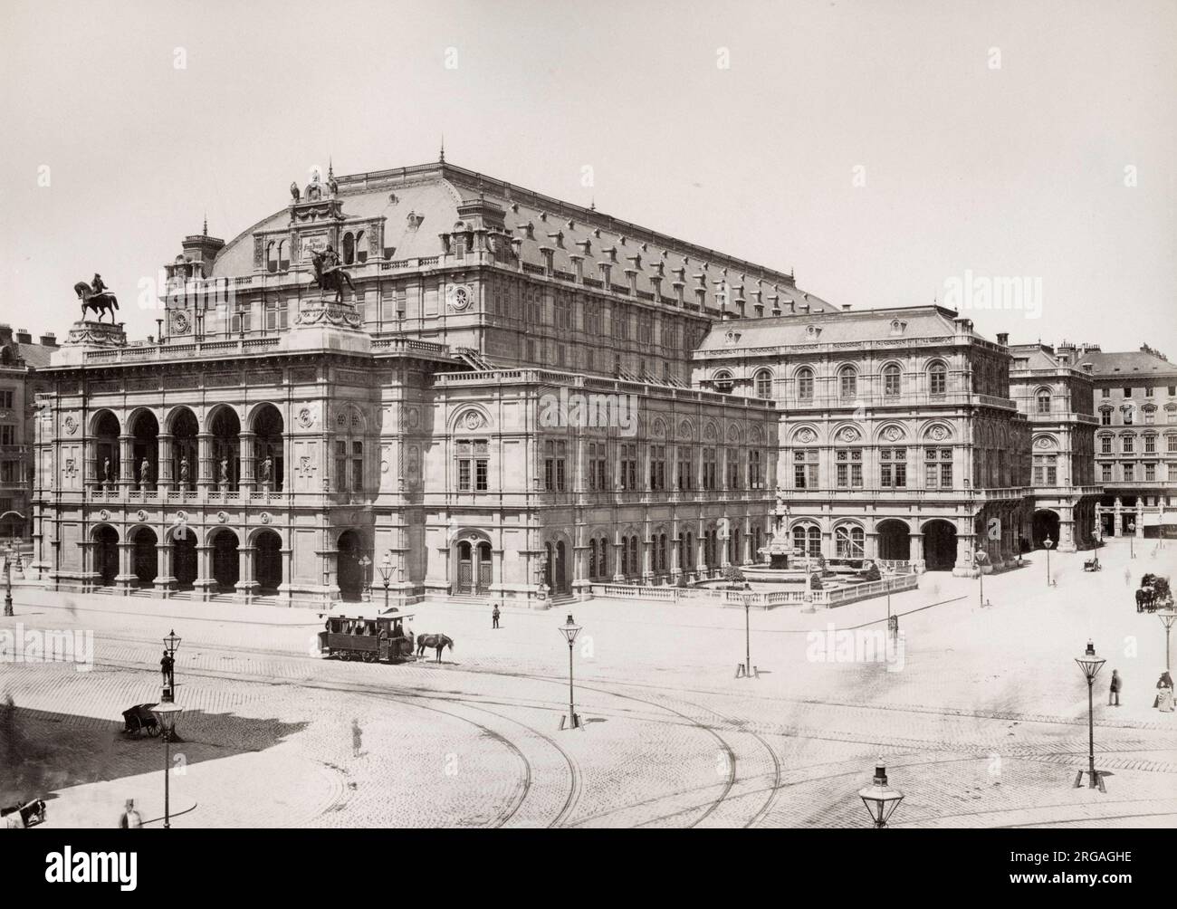 19th century vintage photograph: The Vienna State Opera is an opera ...