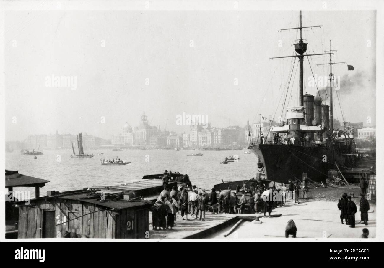 Shanghai wharf bund 1920s hi-res stock photography and images - Alamy