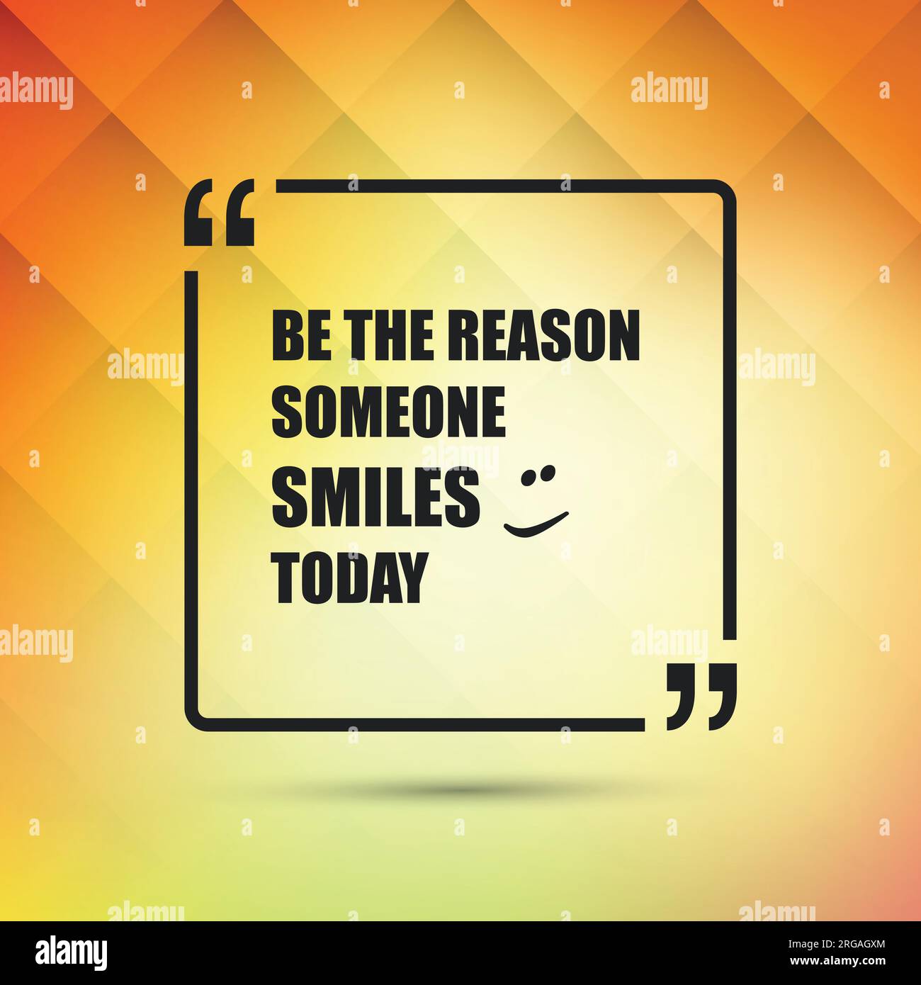 Be The Reason Someone Smiles Today - Inspirational Quote, Slogan ...