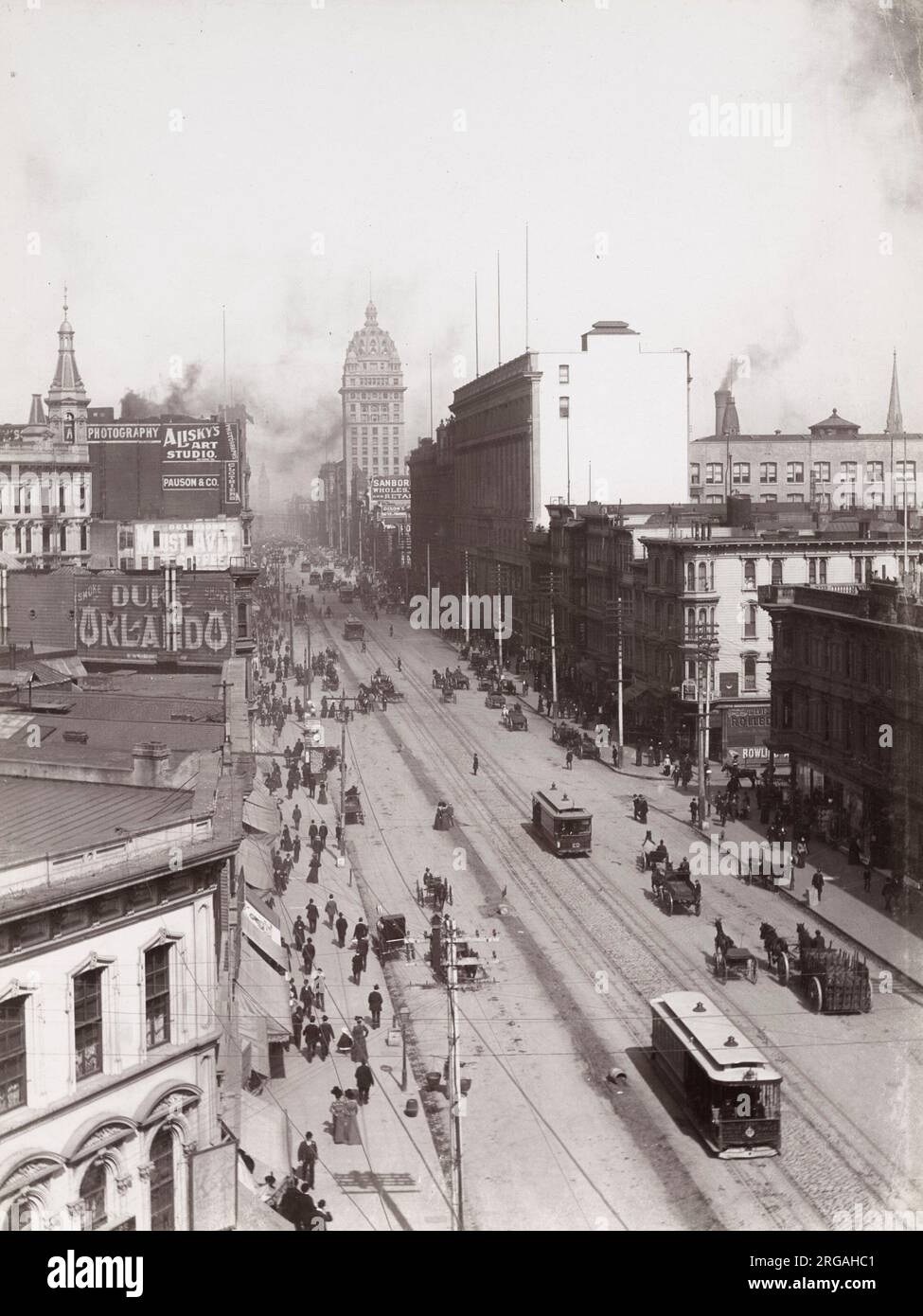 California street scene 19th century hi-res stock photography and ...