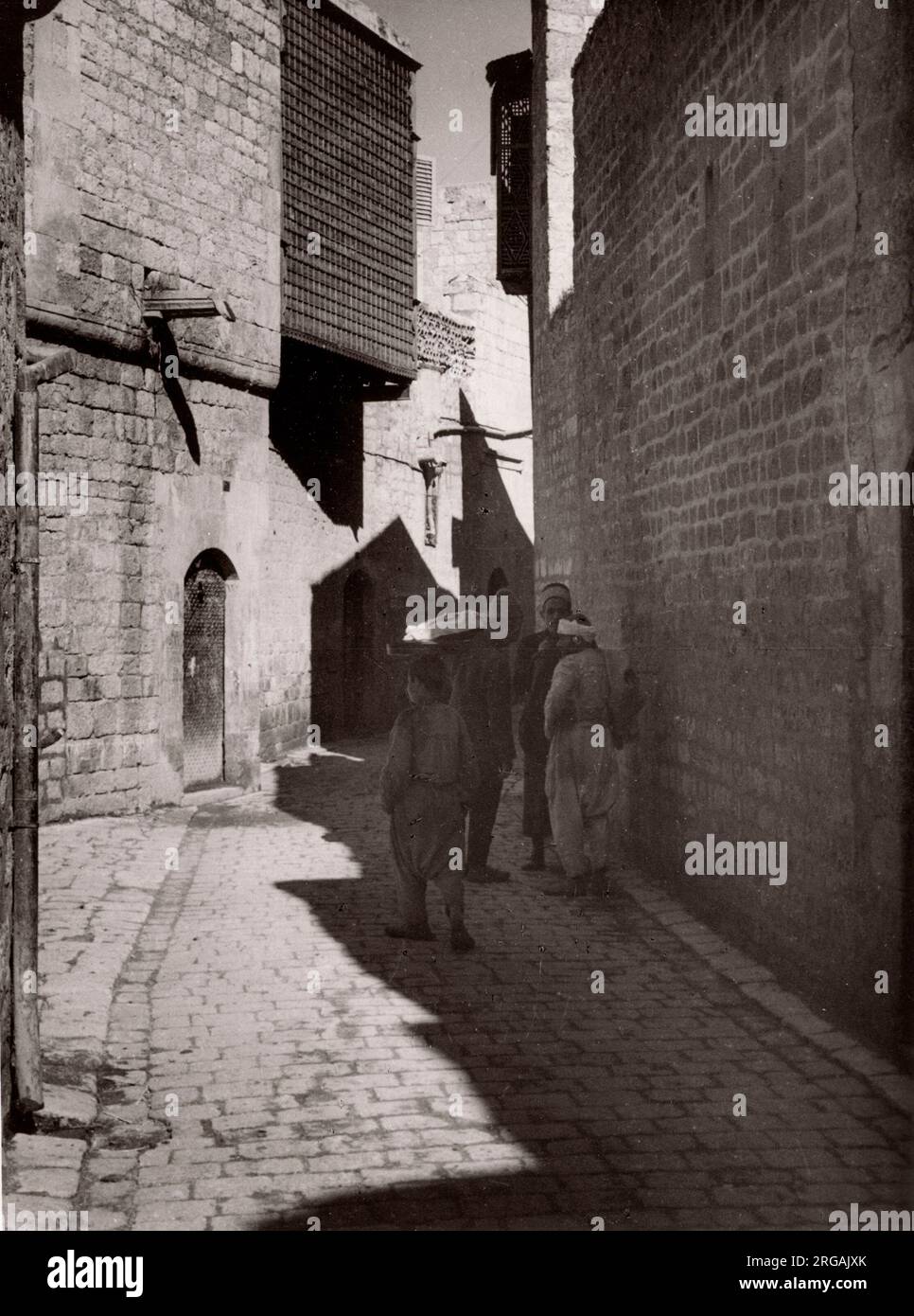 1943 Middle East Syria - scene at Aleppo - view in street Photograph by ...