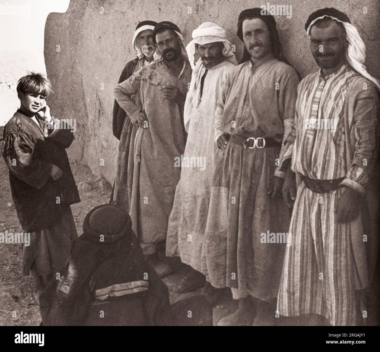 1943 Syria - Kafer or Kafr Halab - village with traditional mud beehive ...