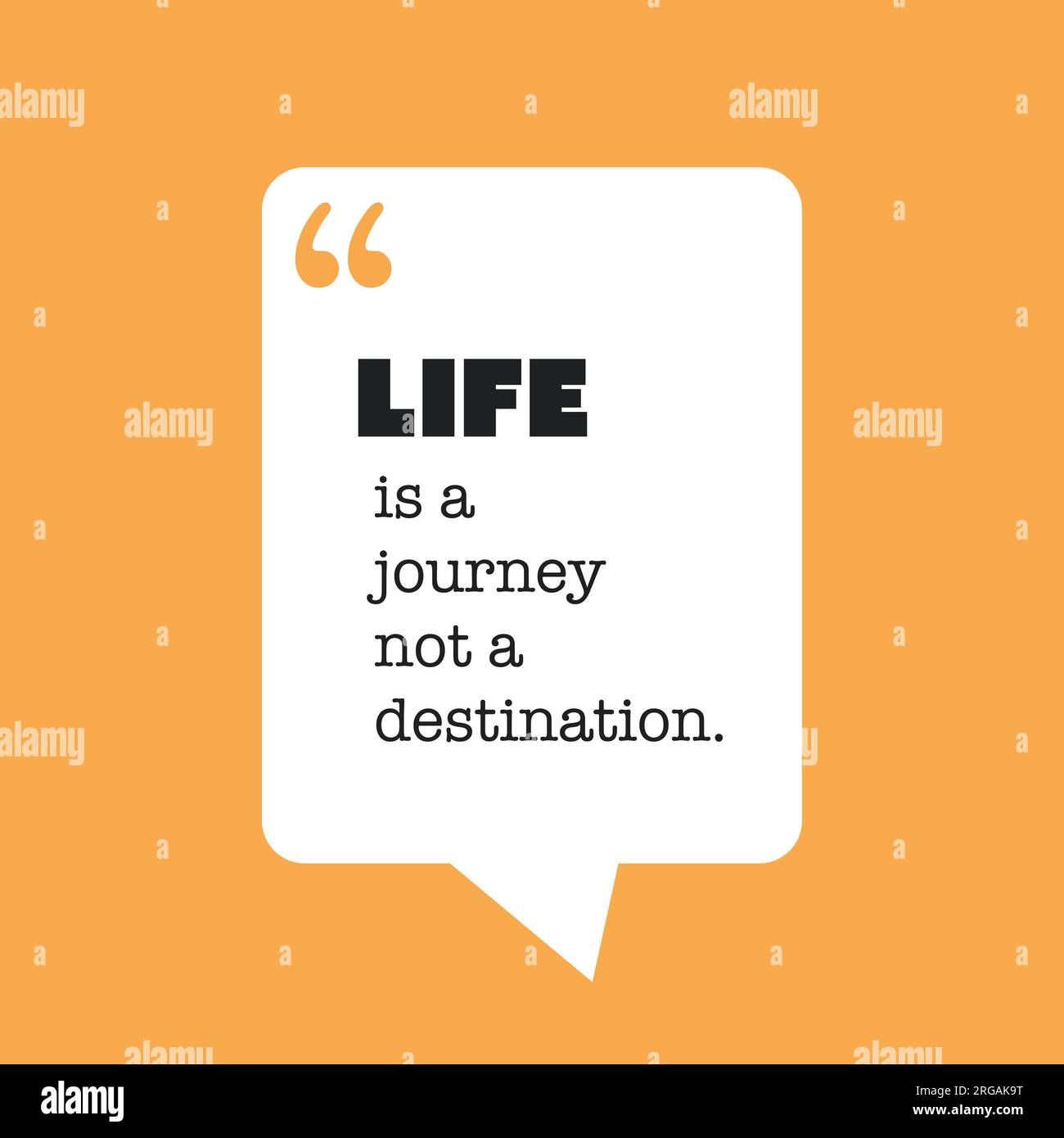 Life Is A Journey Not A Destination. - Inspirational Quote, Slogan ...