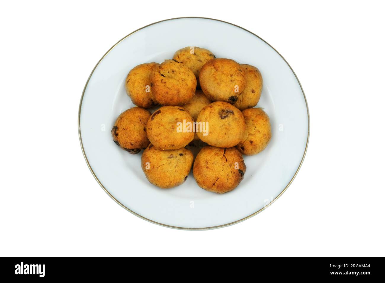 Oat cake on a plate on a wood background. Sweet homemade bakery. Top ...