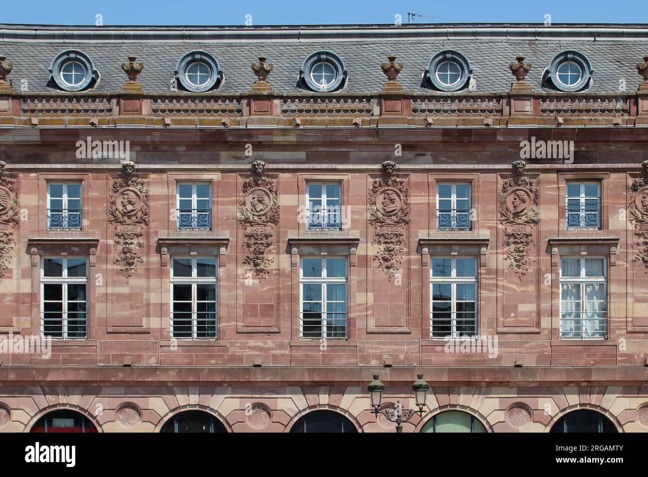 old stone hall (l'aubette) in strasbourg in alsace (france Stock Photo ...