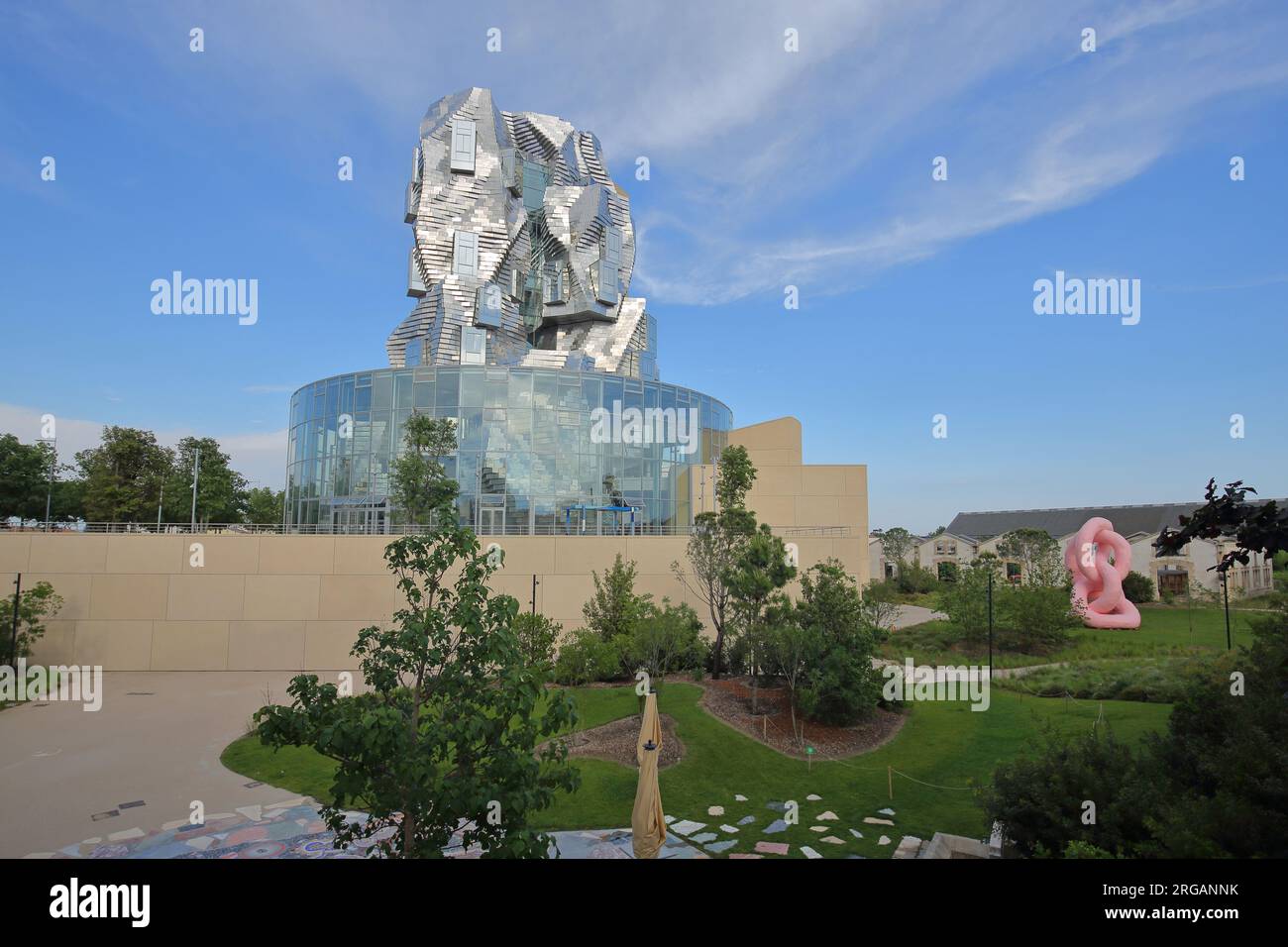 Parc des Ateliers and modern building Tour Luma 56m high by architect ...