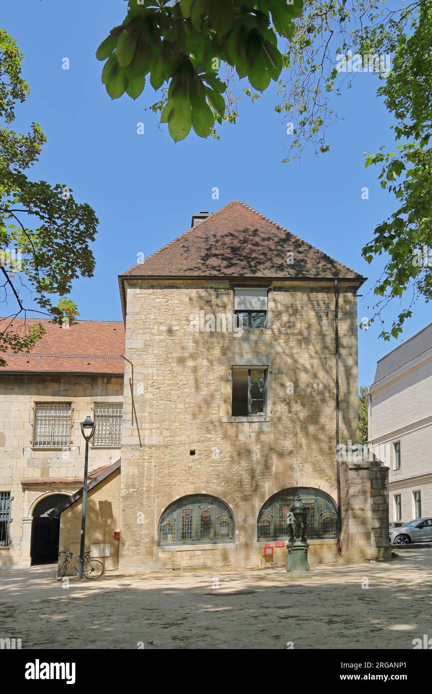 Museum at Parc de la place Granvelle, Besancon, Doubs, France Stock ...