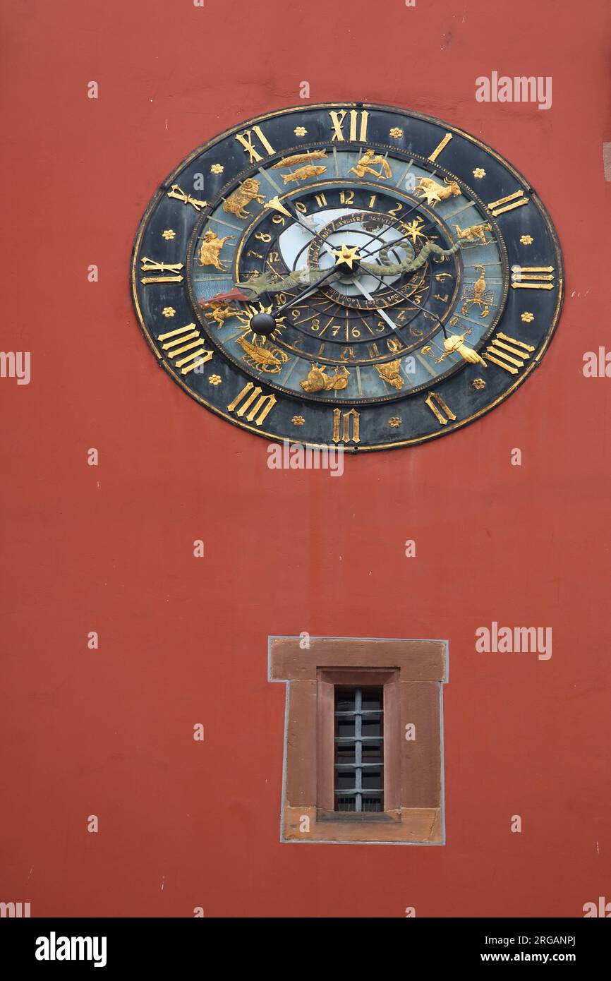 Astronomical Clock from the late Gothic Musée Alsacien, Museum of ...