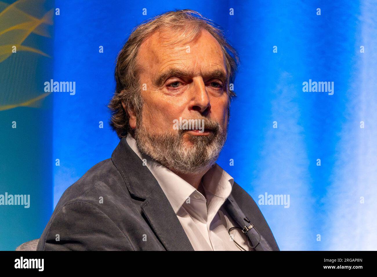 Edinburgh, United Kingdom. 08 August, 2023 Pictured: LBC presenter Iain Dale in conversation ...