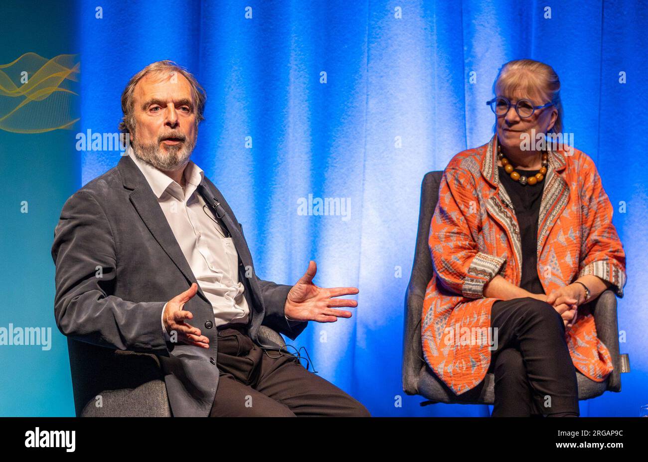 Edinburgh, United Kingdom. 08 August, 2023 Pictured: LBC presenter Iain ...