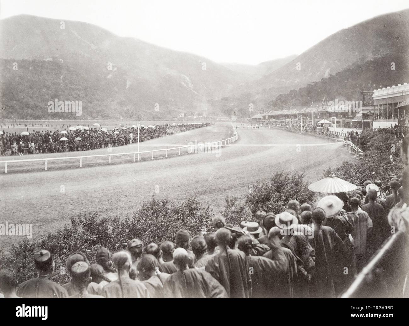 Vintage 19th century photograph: Hong Kong (China) c.1880's - large ...