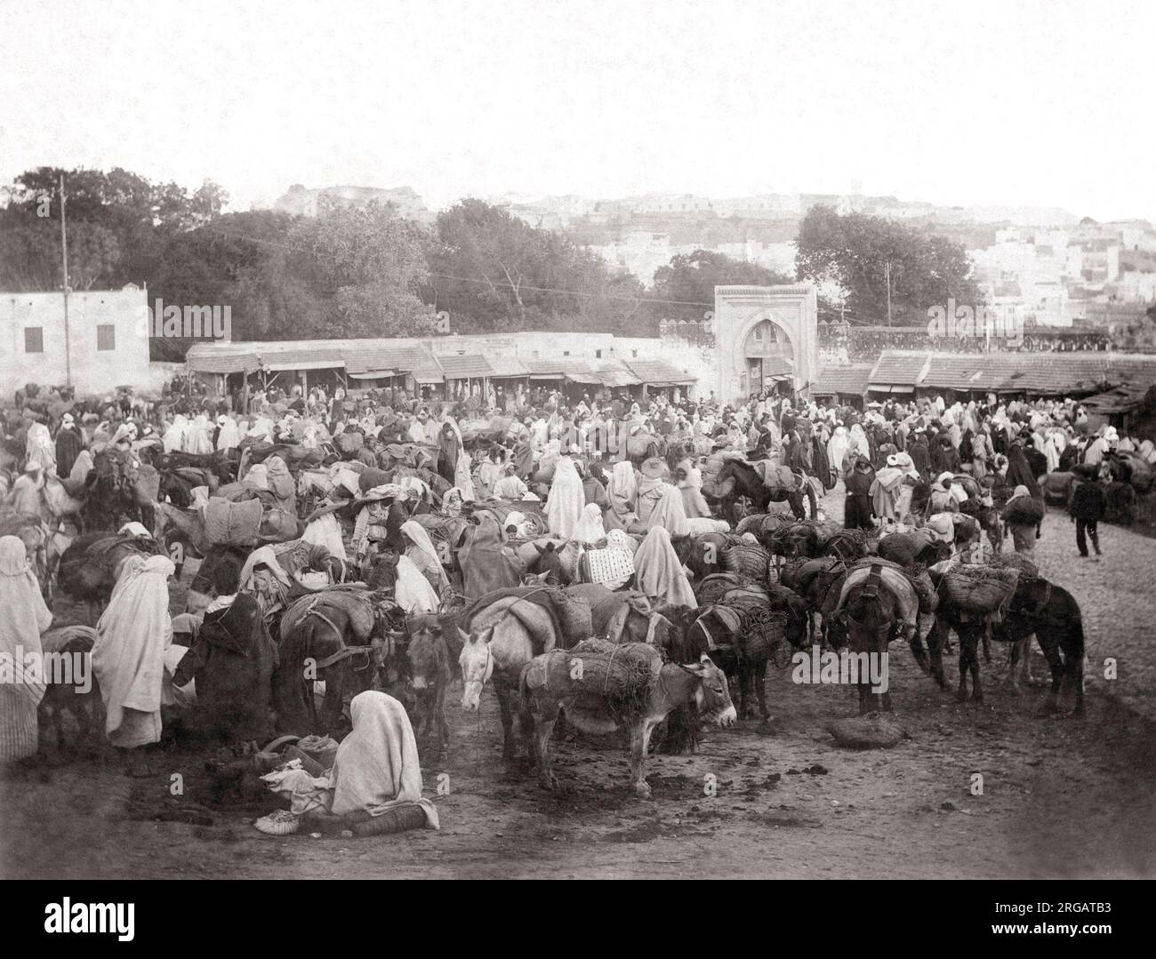 Morocco city people century hi-res stock photography and images - Alamy