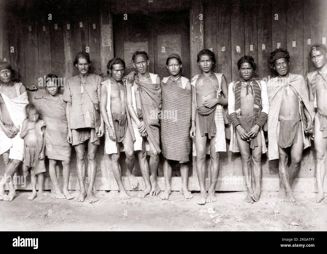 Group of labourers, India, c.1880's Stock Photo - Alamy