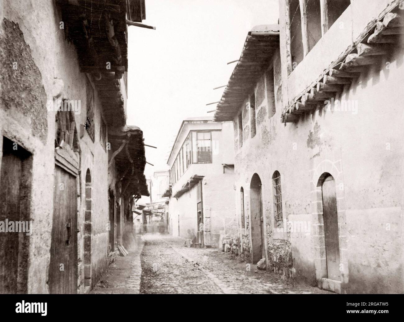 Damascus straight street hi-res stock photography and images - Alamy