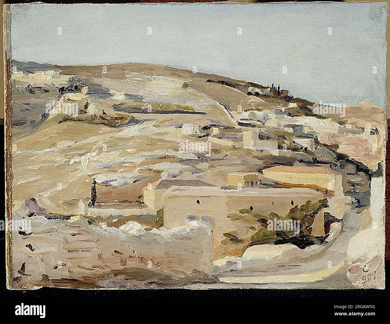 Nazareth. From the journey to Palestine 1901 by Jan Ciągliński Stock ...