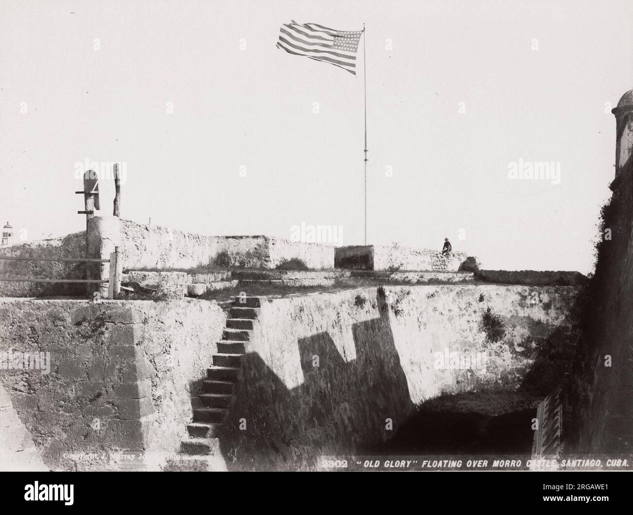 Vintage photo of morro castle at santiago hi-res stock photography and ...