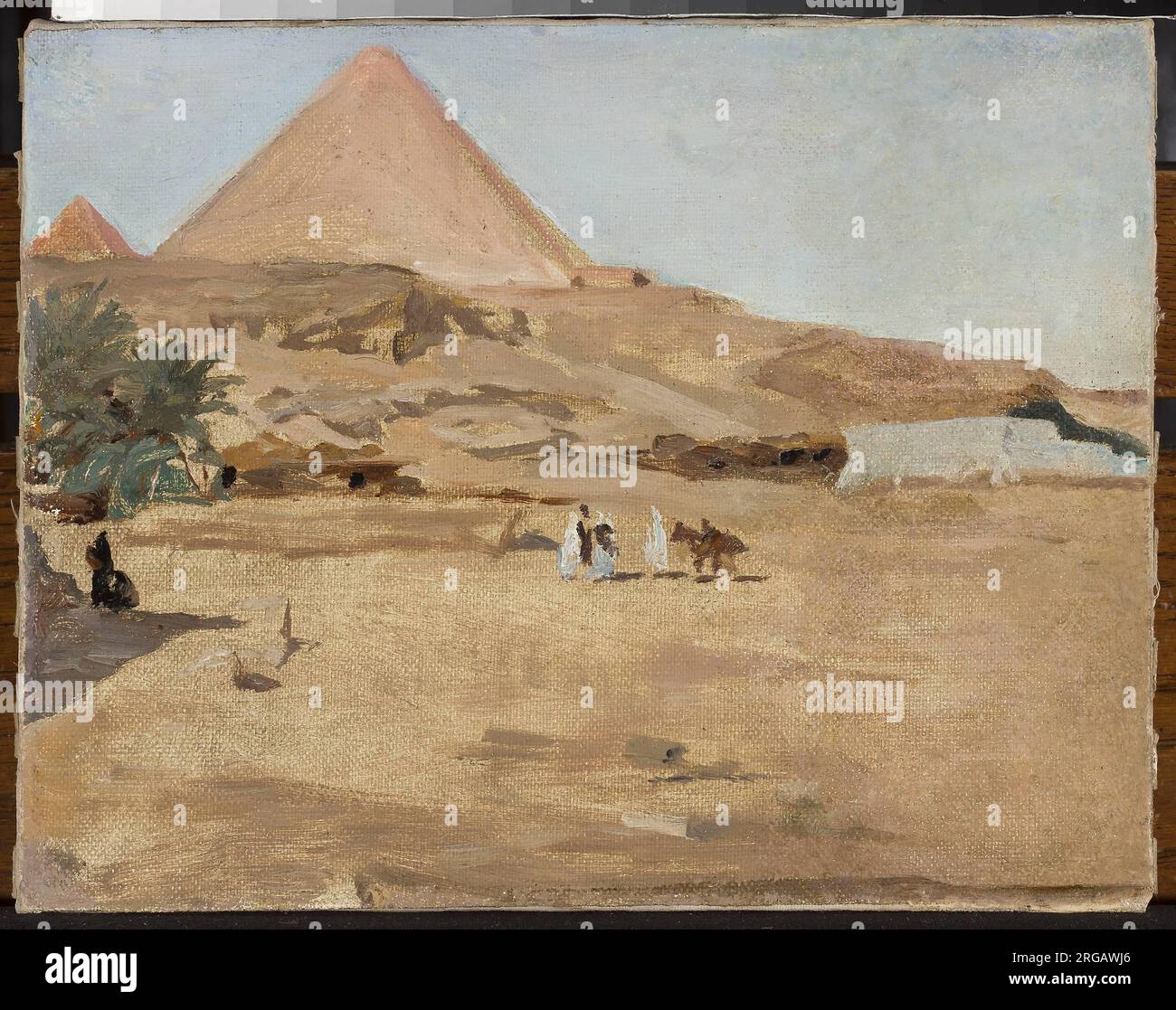 Desert and pyramid motif. From the journey to Egypt 1903 by Jan ...