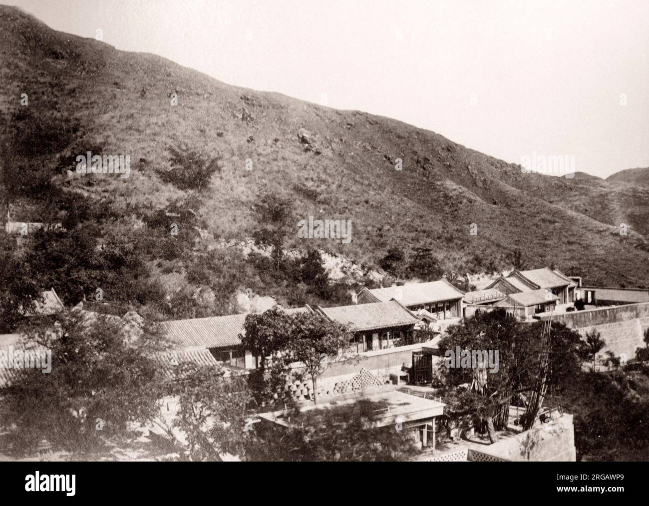 Vintage 19th century photograph China c.1880s - view, probably Peking ...