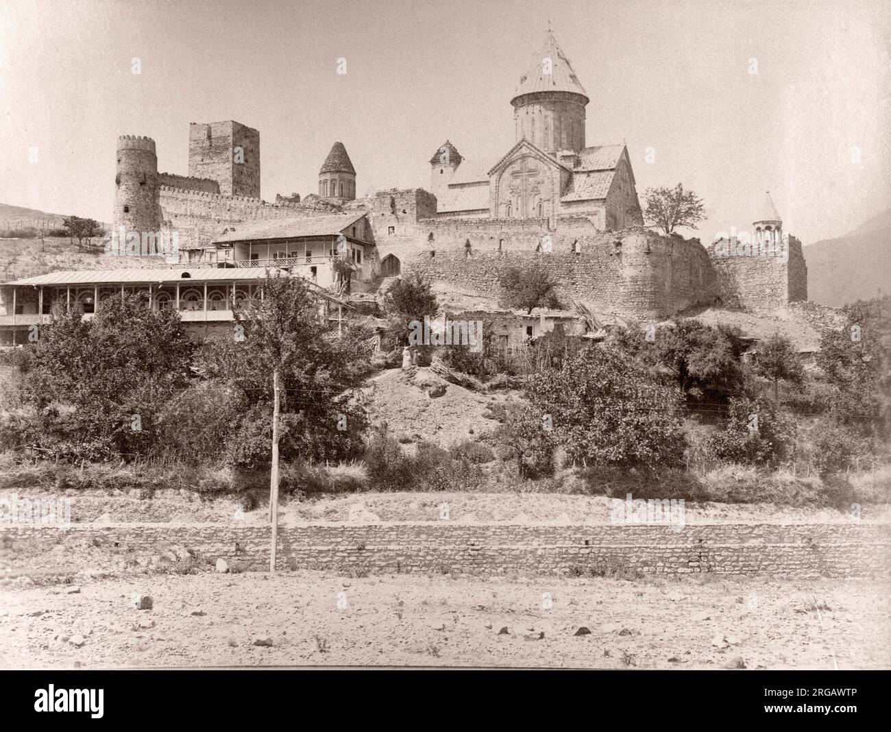 Vintage photo of monastery hi-res stock photography and images - Alamy
