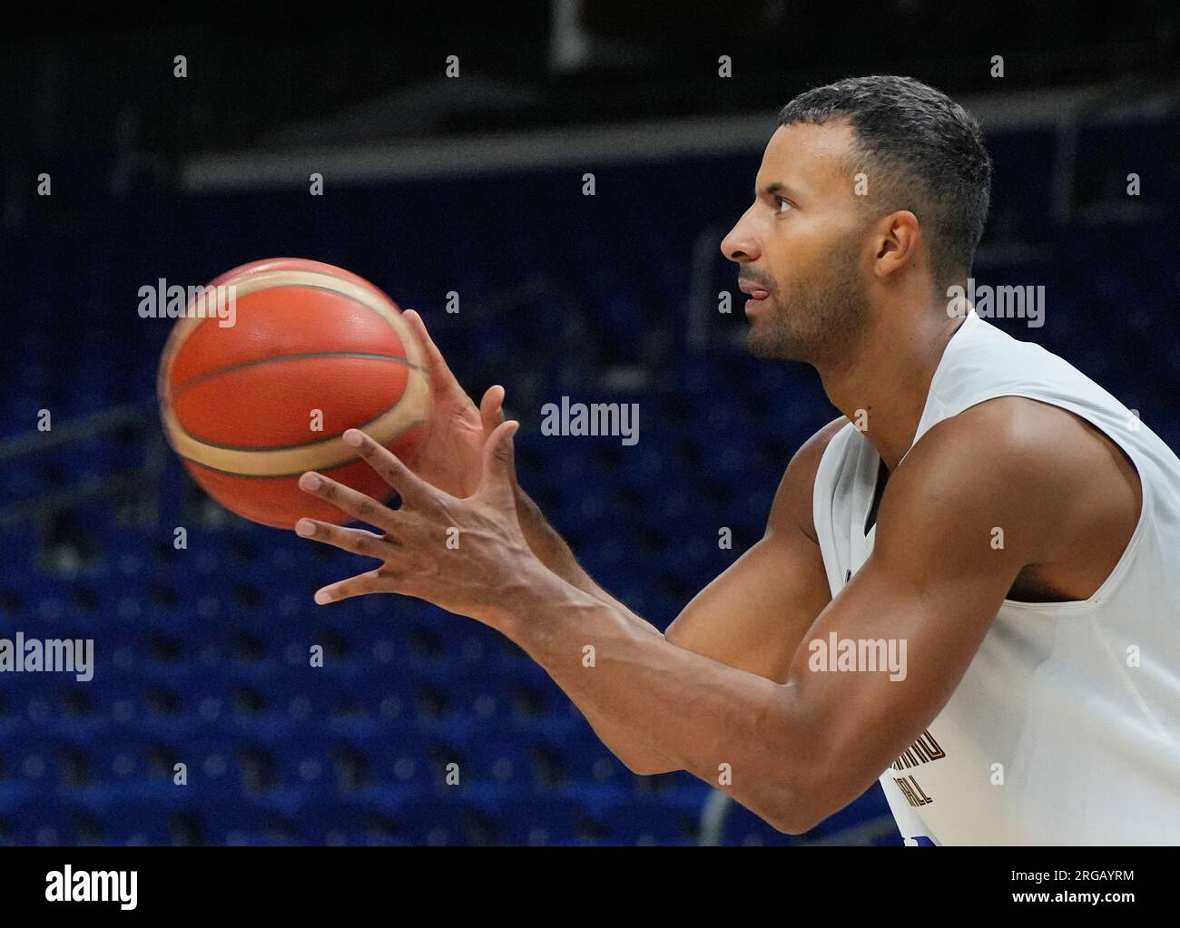Berlin, Germany. 08th Aug, 2023. Basketball: Media training of the ...
