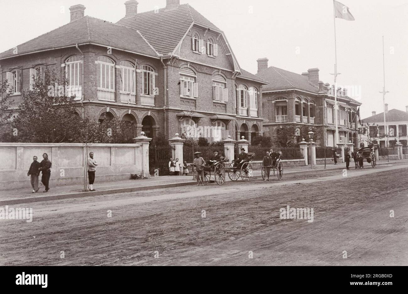 Early 20th century photograph: Former Belgian consulate, Hankow, modern ...