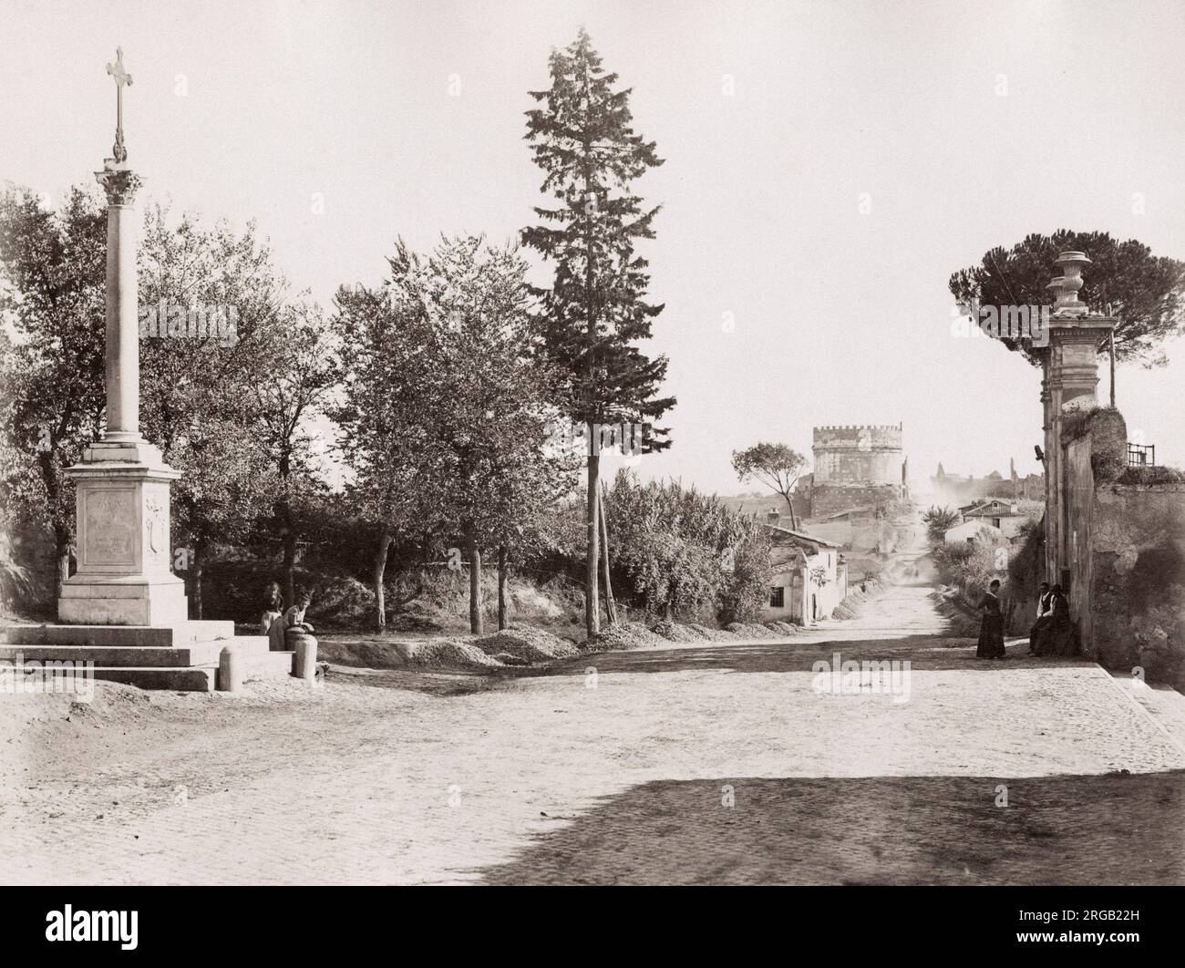 Mile marker rome hi-res stock photography and images - Alamy