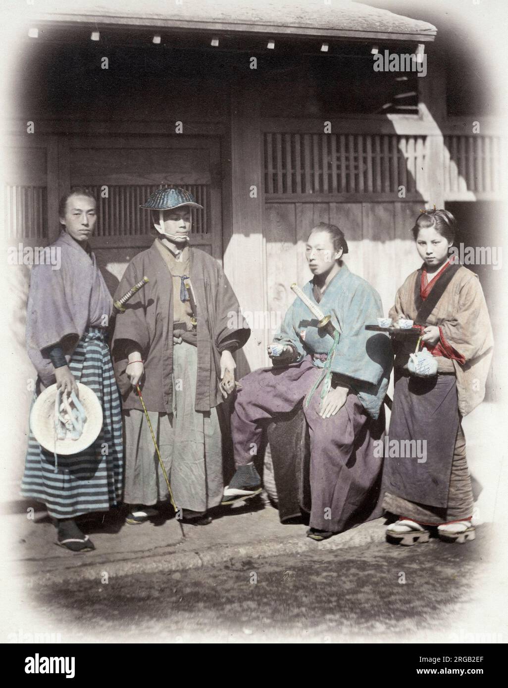 Geishas tea samurai hi-res stock photography and images - Alamy