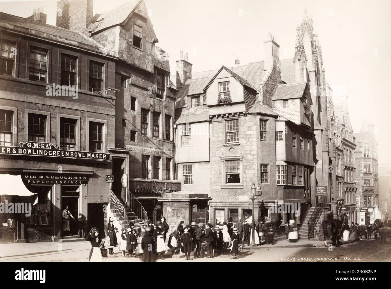 Edinburgh 1880s history historical hi-res stock photography and images ...