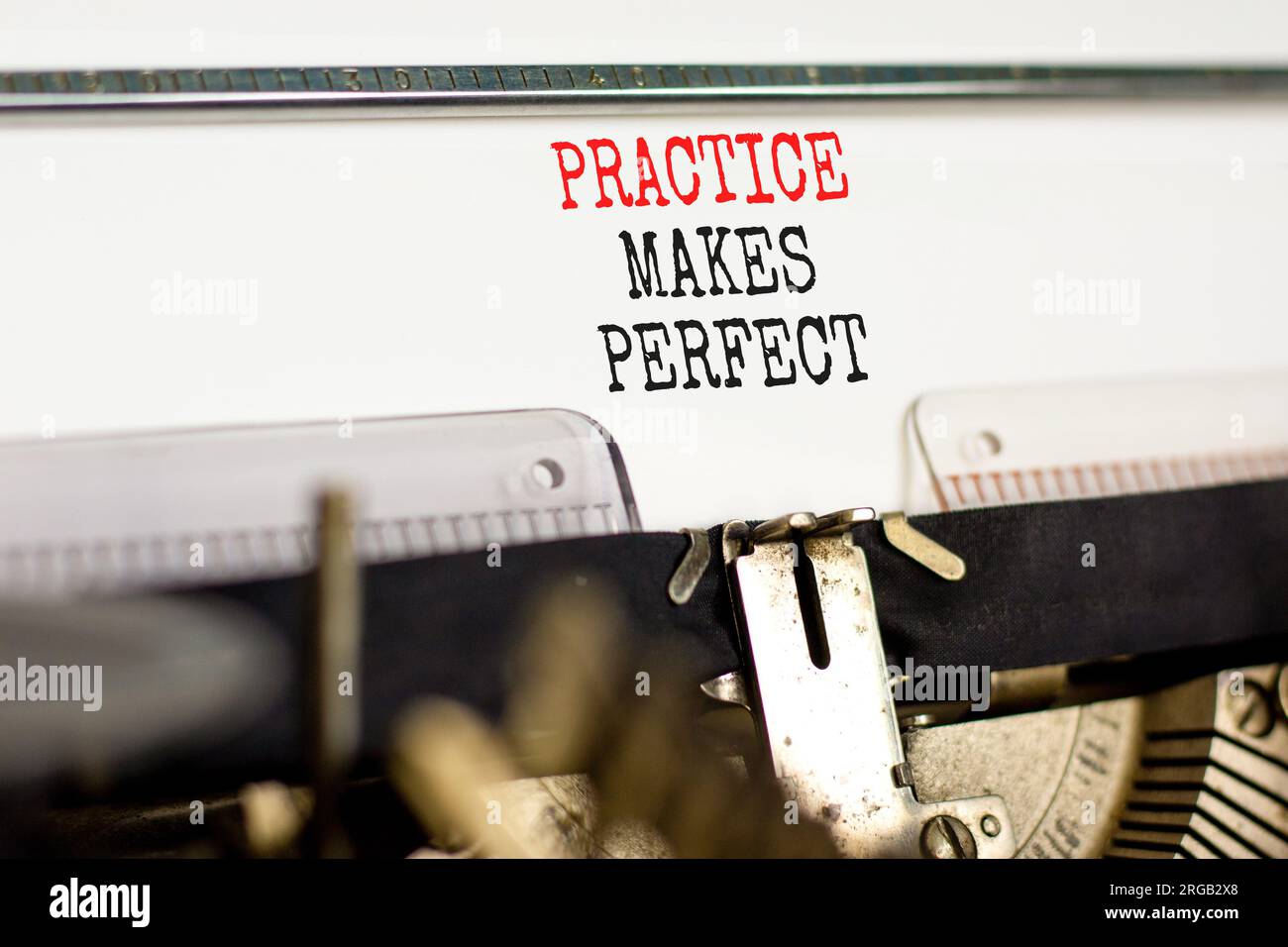 Practice makes perfect symbol. Concept words Practice makes perfect ...