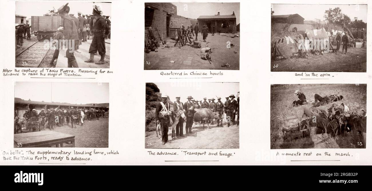 Vintage Photograph China c.1900 - Boxer rebellion or uprising, Yihetuan ...