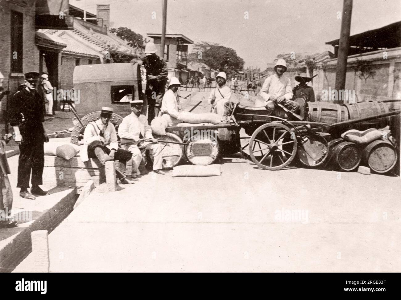 Vintage Photograph China c.1900 - Boxer rebellion or uprising, Yihetuan ...