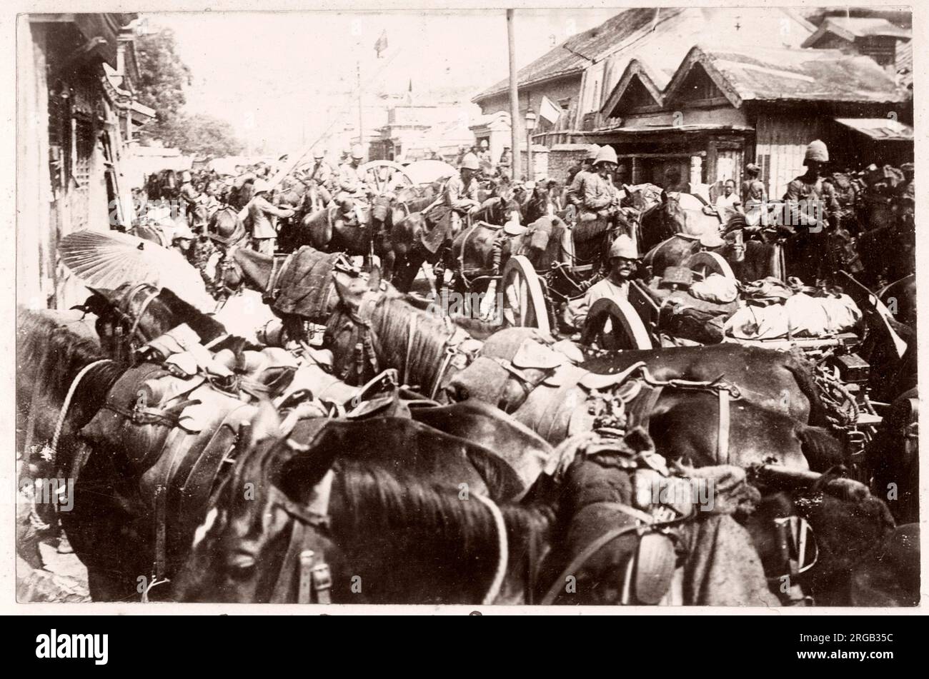Vintage Photograph China c.1900 - Boxer rebellion or uprising, Yihetuan ...