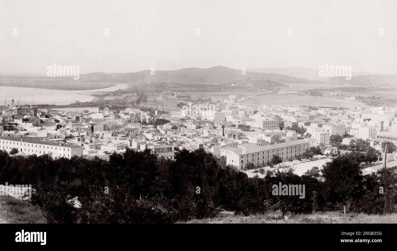 Vintage 19th century photograph: Annaba is a port city in northeast ...