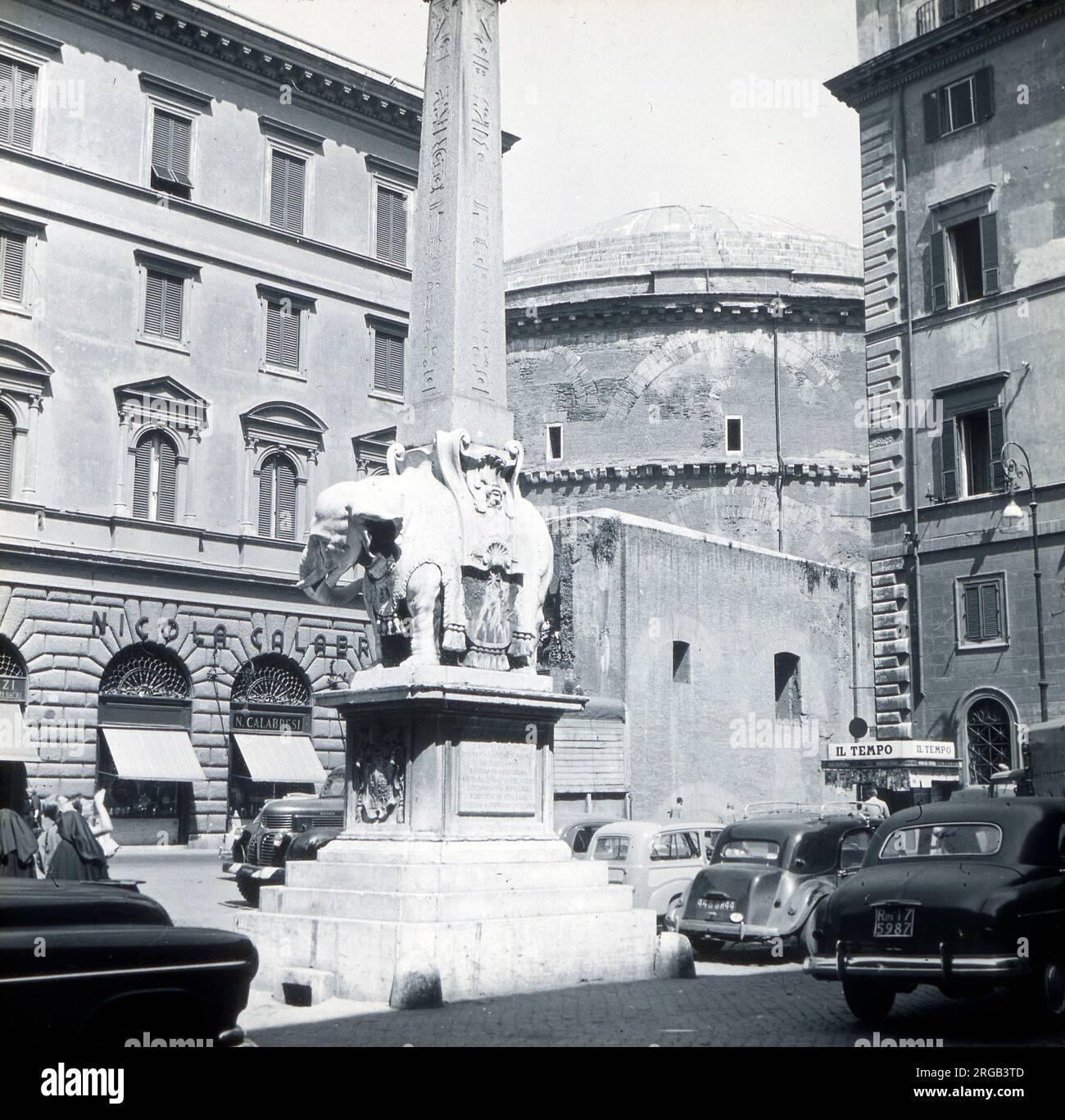 Elephant and Obelisk by Bernini, Piazza della Minerva, Rome, Italy ...