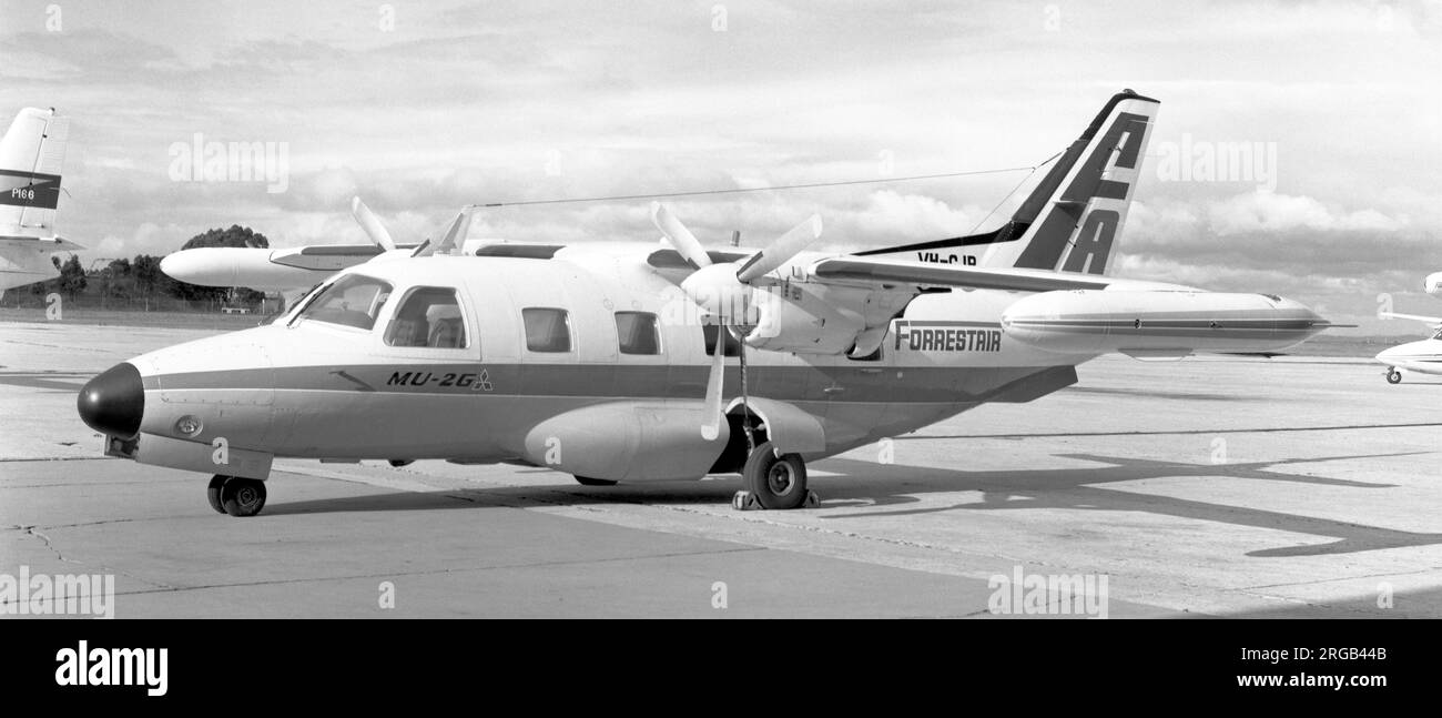 Mitsubishi Mu-2G VH-CJP (msn 505, aka Mu-2B-30) of Forrestair Stock ...