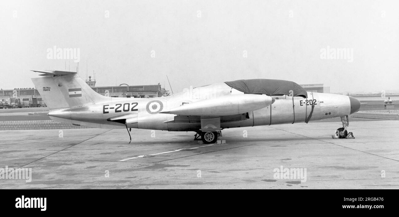 Morane-Saulnier MS.760 Paris E-202 (msn 4), of the Fuerza Aerea ...