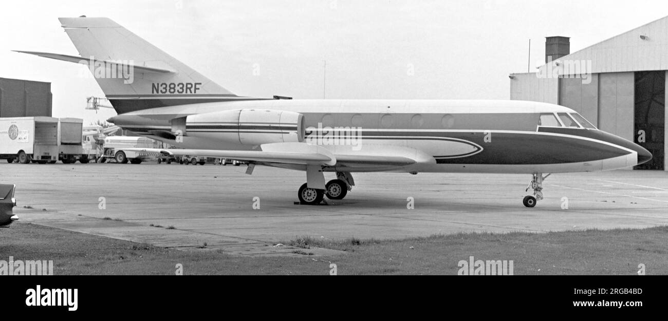 Dassault Falcon 20C N383RF (msn 65), of Rayette-Faberge Inc., at London ...