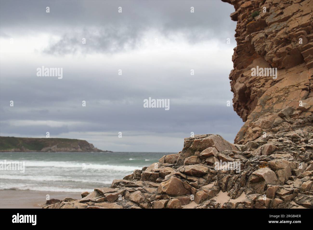 Beach and rocks Stock Photo - Alamy