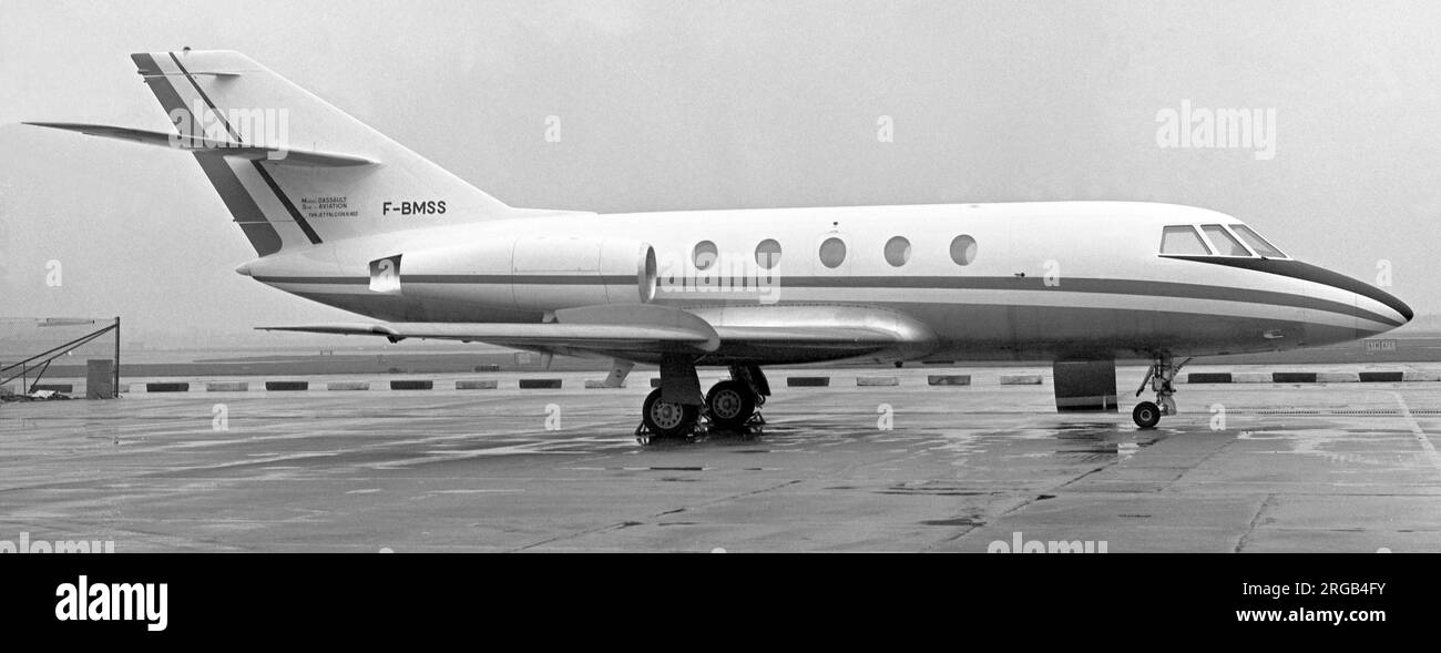 Dassault Falcon 20C F-BMSS (msn 2), of Europe Falcon Service, at London ...
