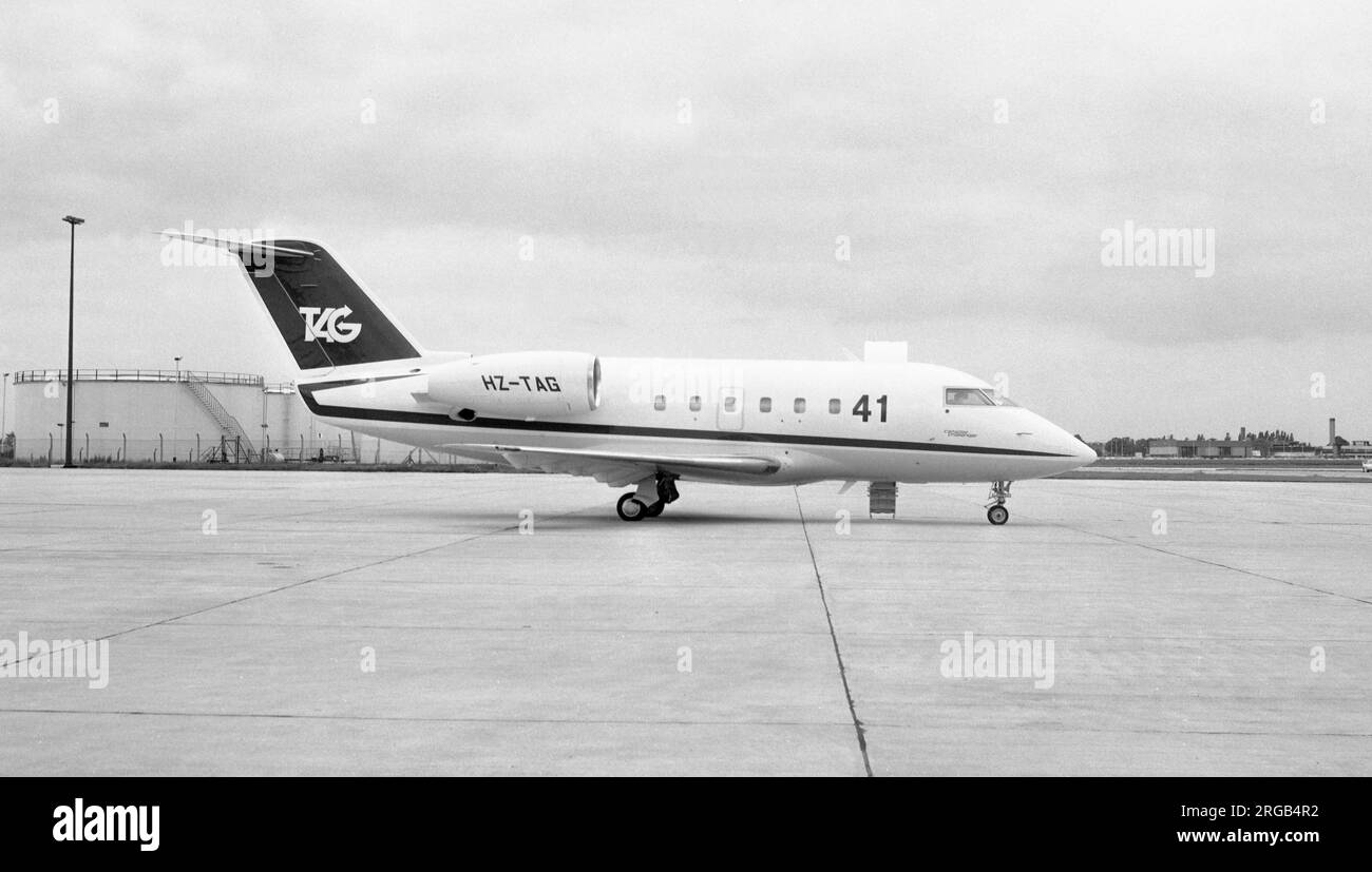 Canadair CL-600 Challenger HZ-TAG '41' (msn 1018), of TAG Aviation Ltd ...