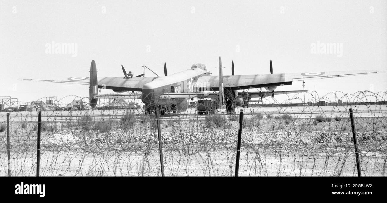 Royal Air Force - Avro Lincoln B.2 WD148, at RAF Khormaksar, Aden Stock ...