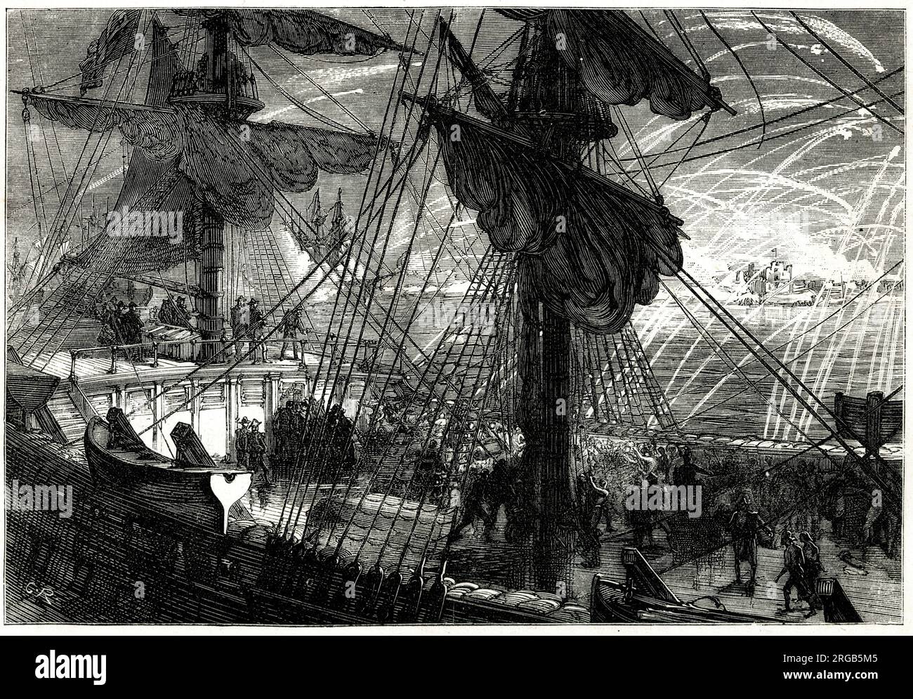 The bombardment of flushing hi-res stock photography and images - Alamy