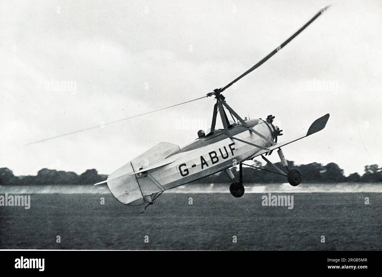Auto-Giro used by Sir Alan Cobham's Air Display Stock Photo - Alamy