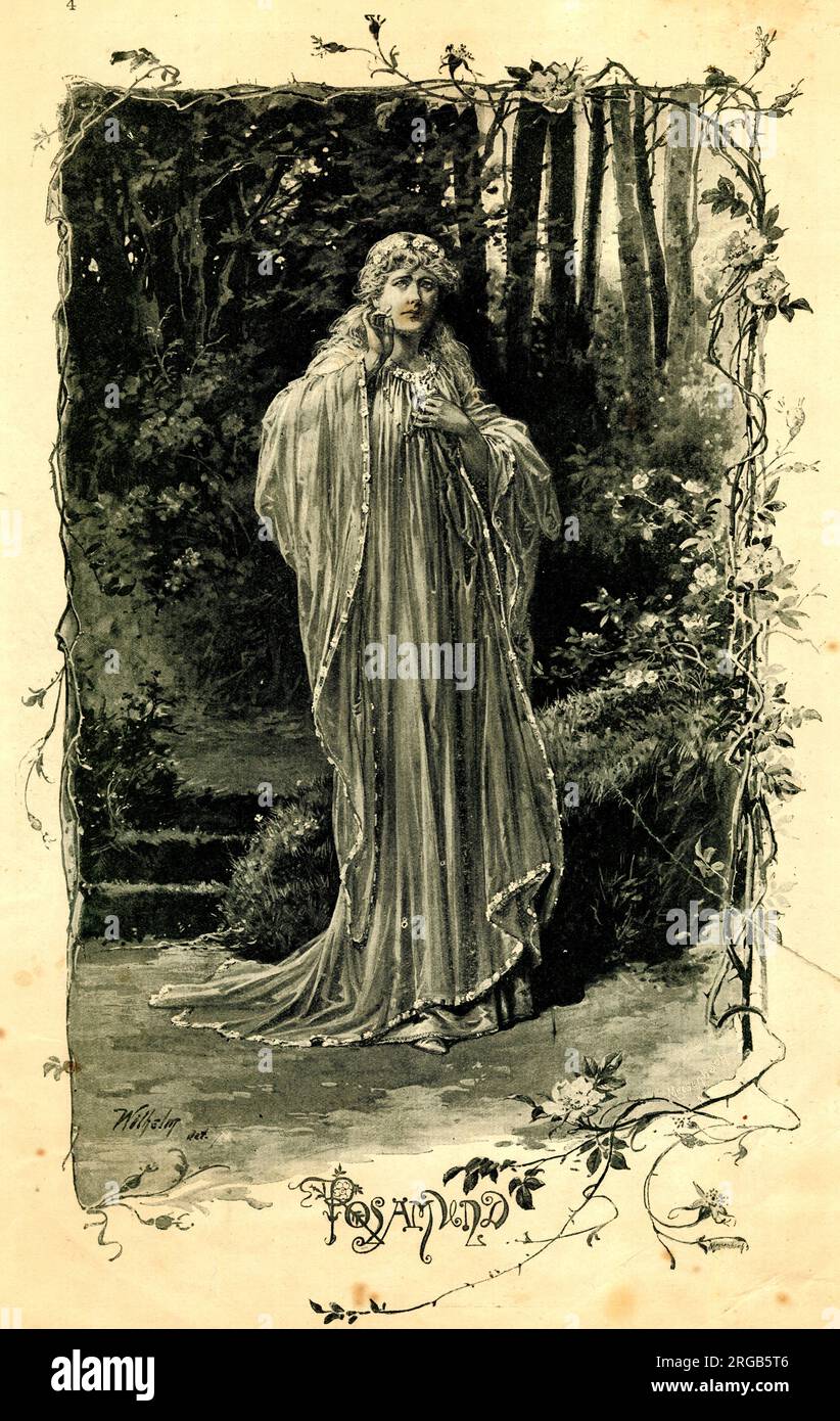 Ellen Terry as Fair Rosamund in 'Becket' Stock Photo - Alamy