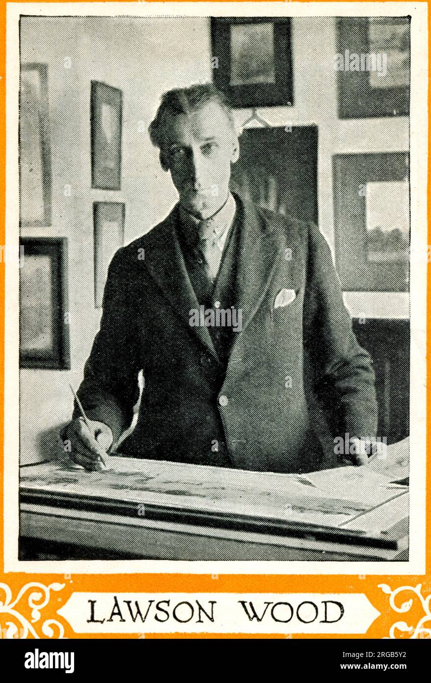 Lawson Wood, illustrator, cartoonist and artist Stock Photo - Alamy