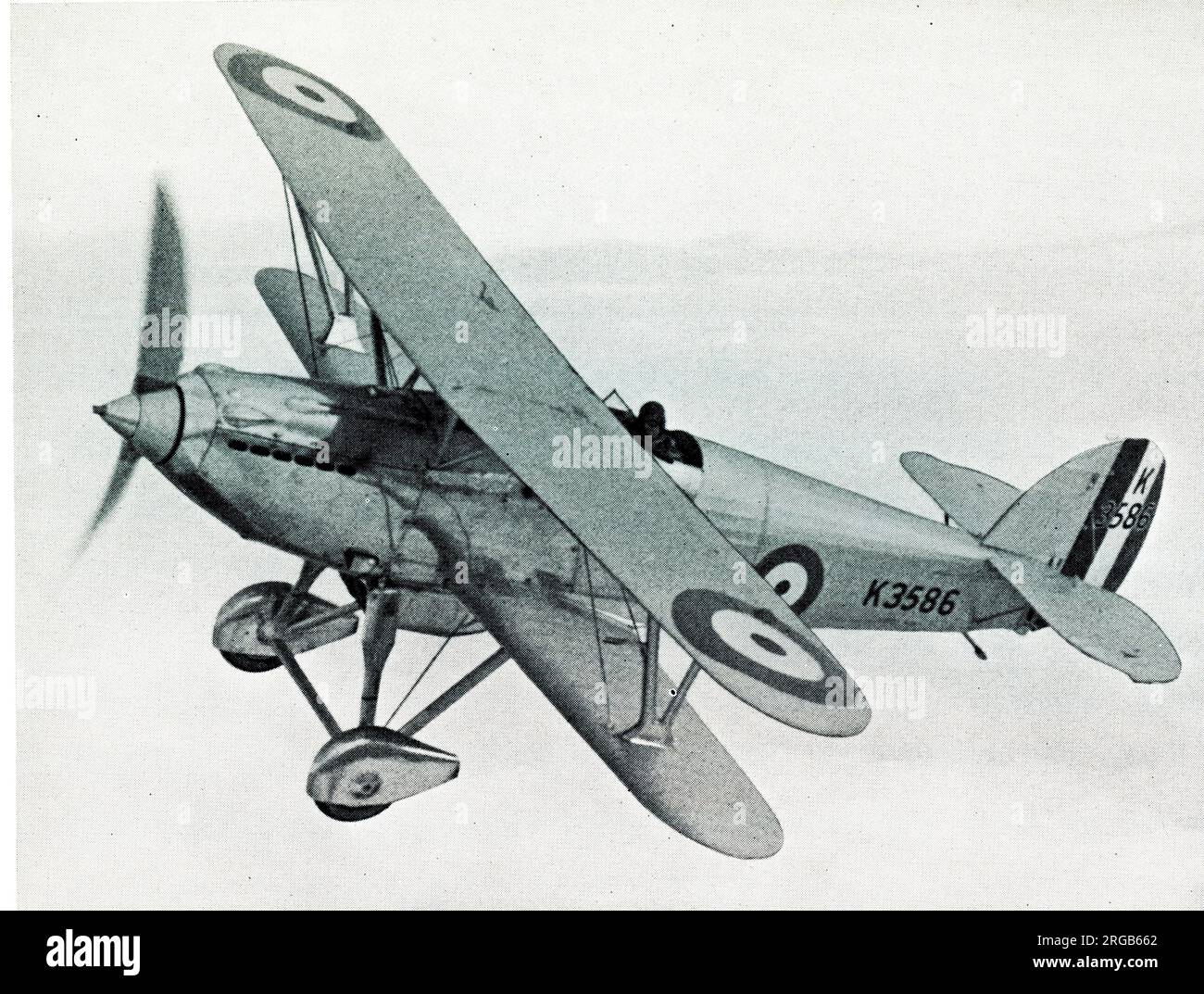 RAF Hawker Super Fury Aircraft Stock Photo - Alamy