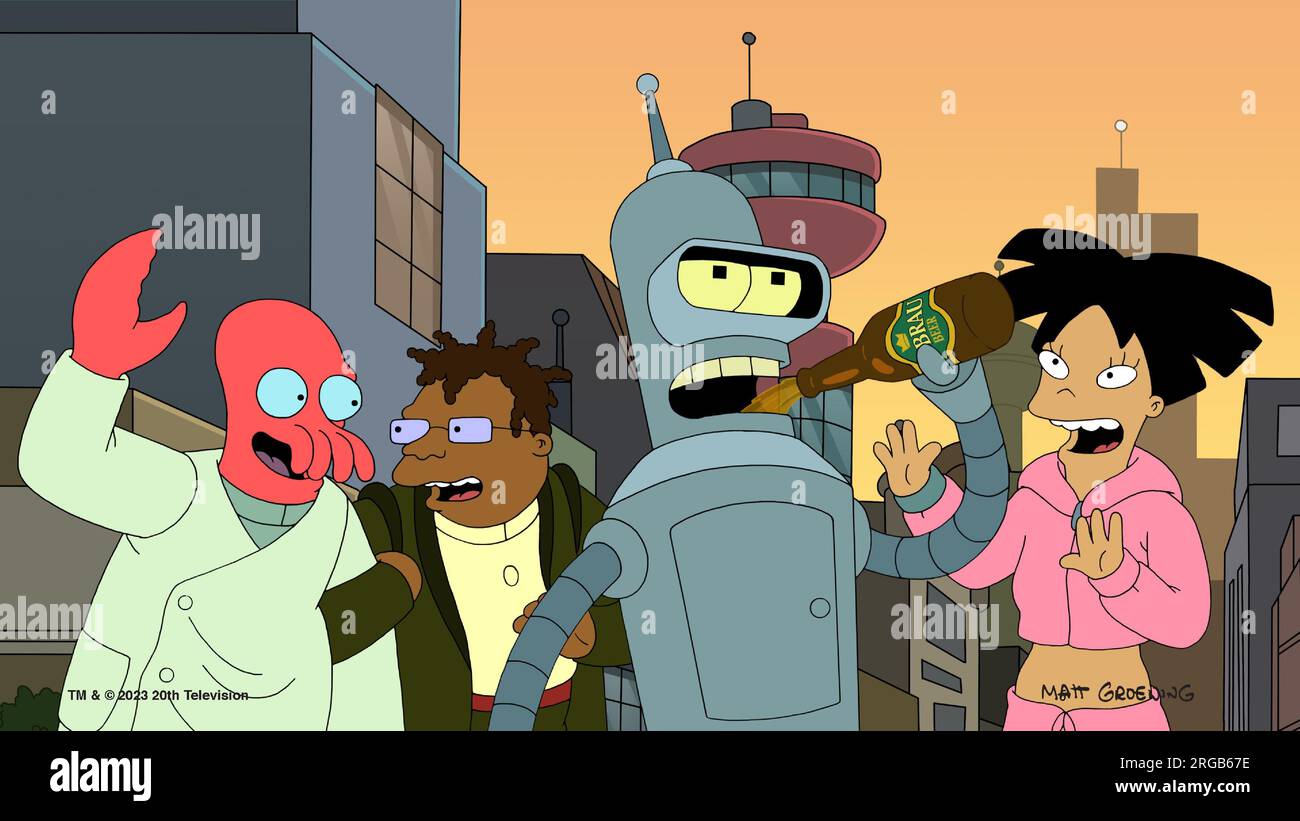 Futurama cartoon hi-res stock photography and images - Alamy
