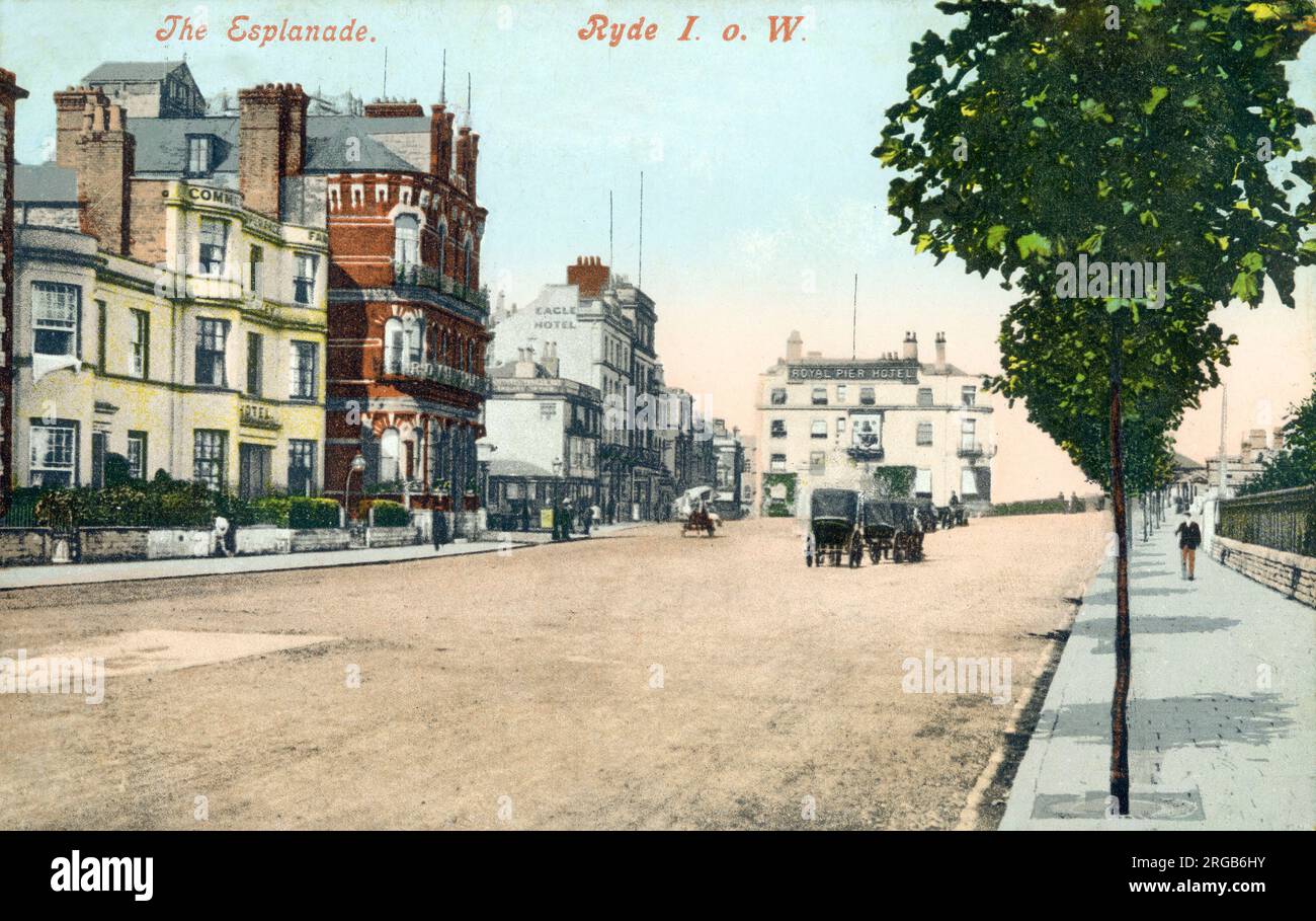 Ryde, Isle of Wight, Hampshire - The Esplanade Stock Photo - Alamy